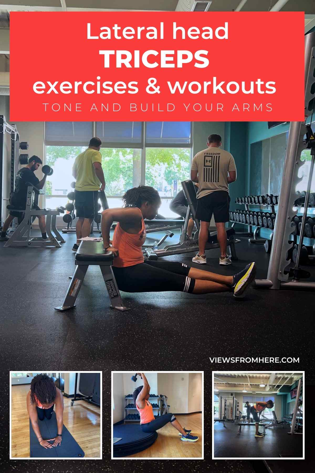 Lateral head tricep exercises for toned arms • Views From Here