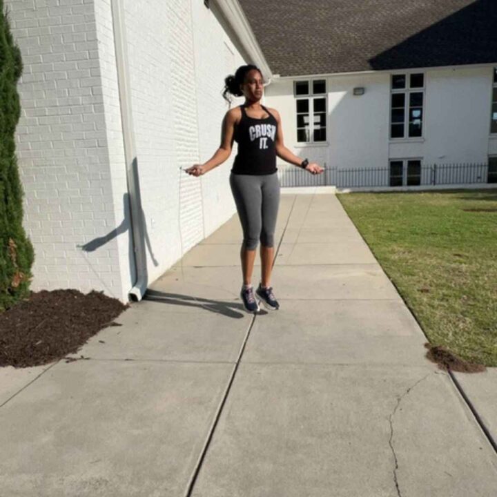 Quick jump rope interval workout • Views From Here