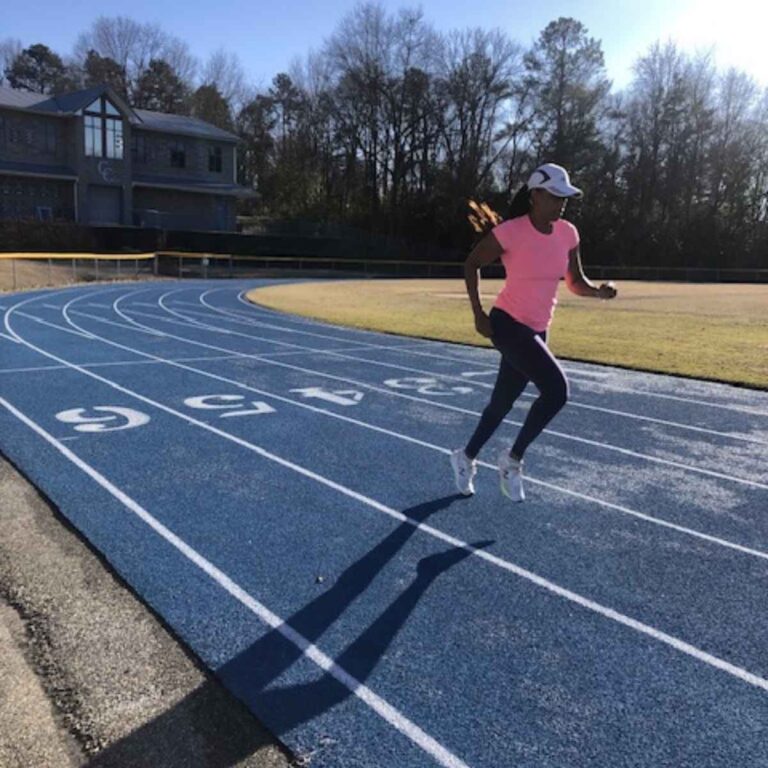Track speed ladder workout to run faster • Views From Here