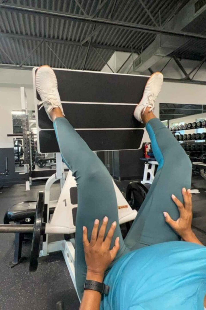 What's the best foot placement for leg press? • Views From Here