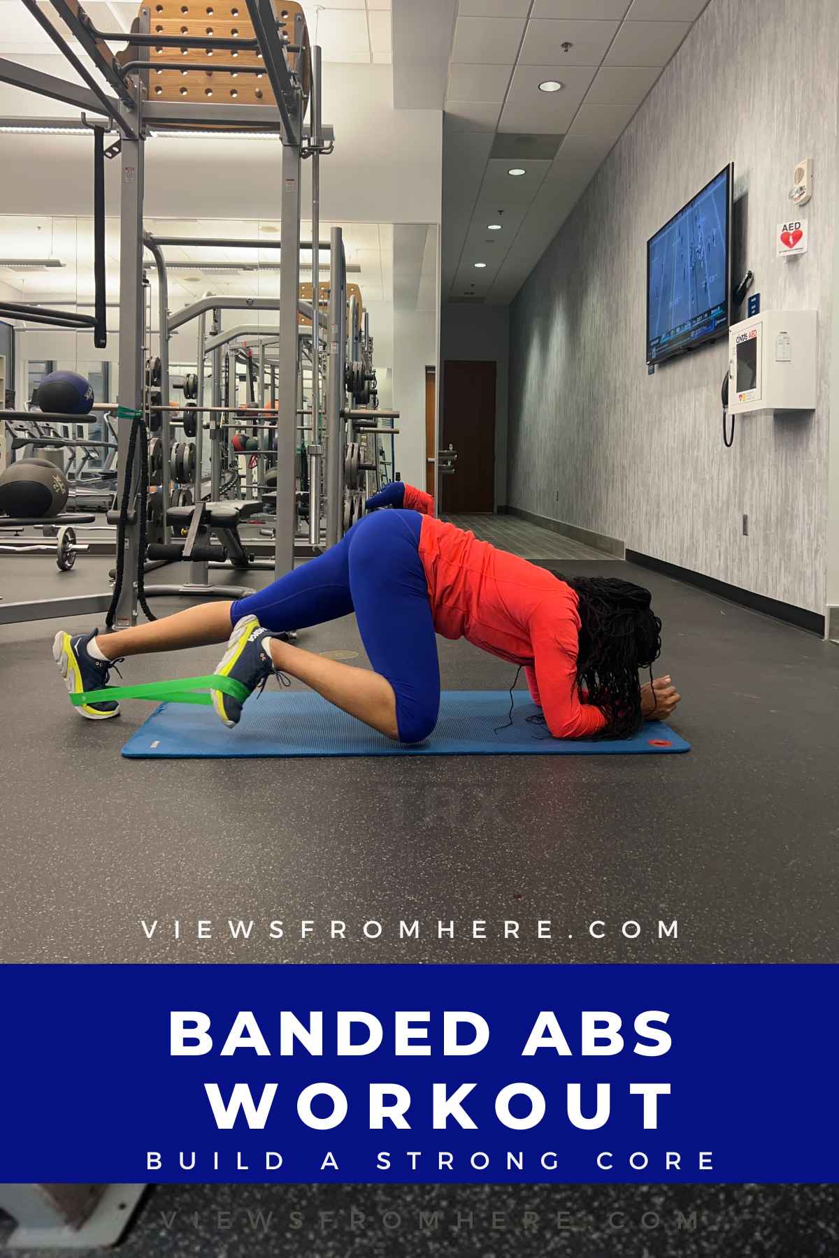 Level up your core: Abs workout with resistance bands • Views From Here